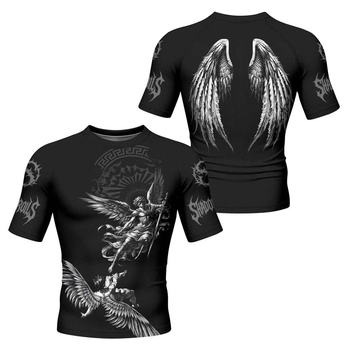 Fall of Icarus Rash Guard | Compression Rash Guard for BJJ & MMA – Shadow Rolls