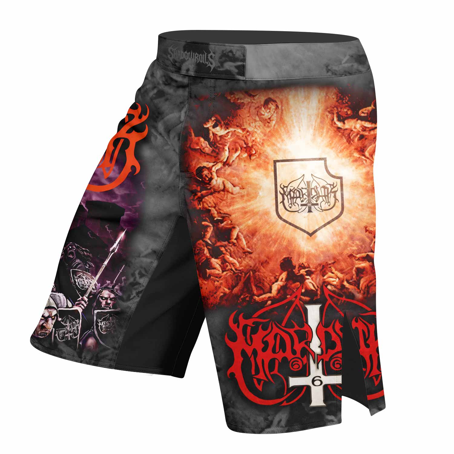 Marduk Heaven Shall Burn Fight Shorts – Durable MMA & Training Shorts ...