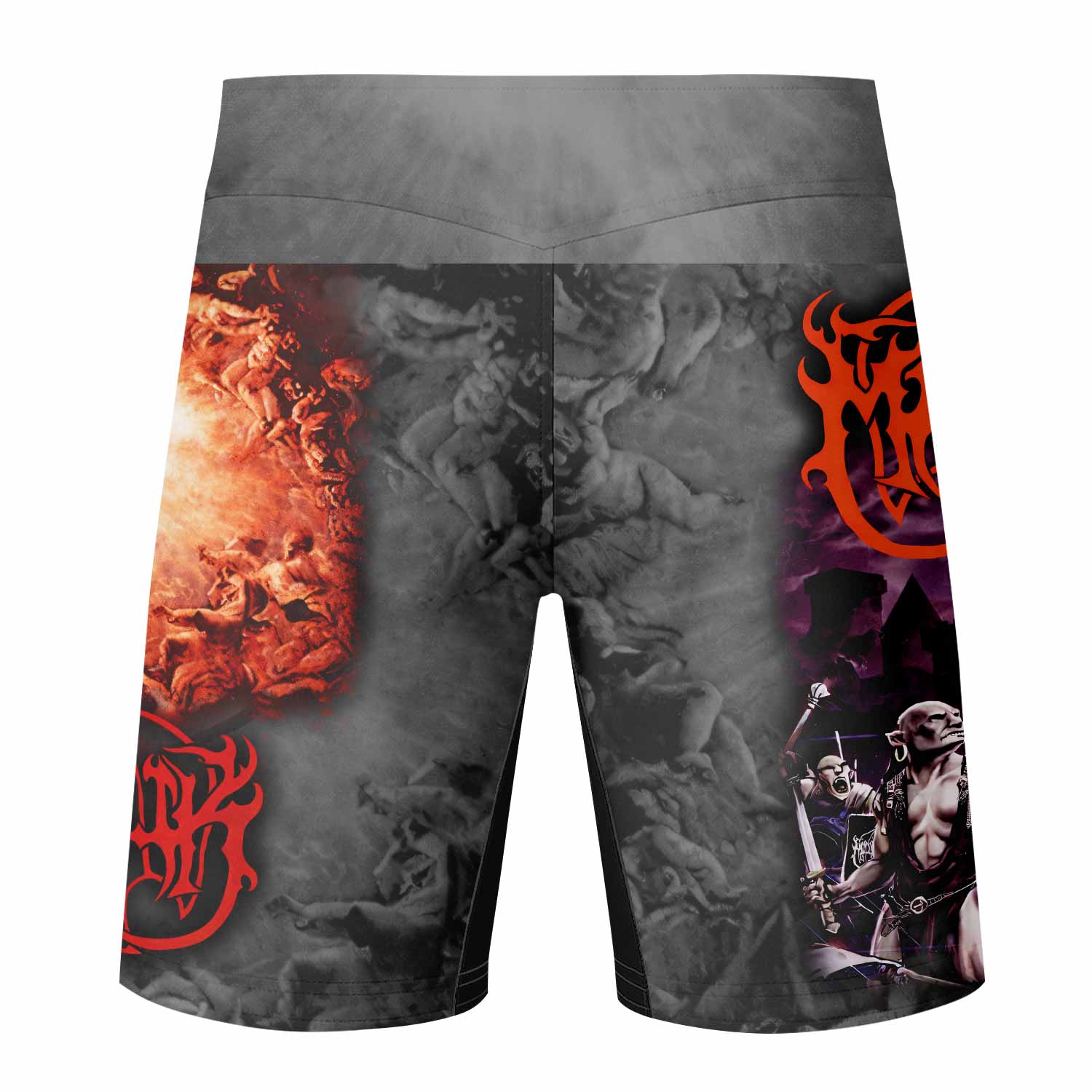 Marduk Heaven Shall Burn Fight Shorts – Durable MMA & Training Shorts ...