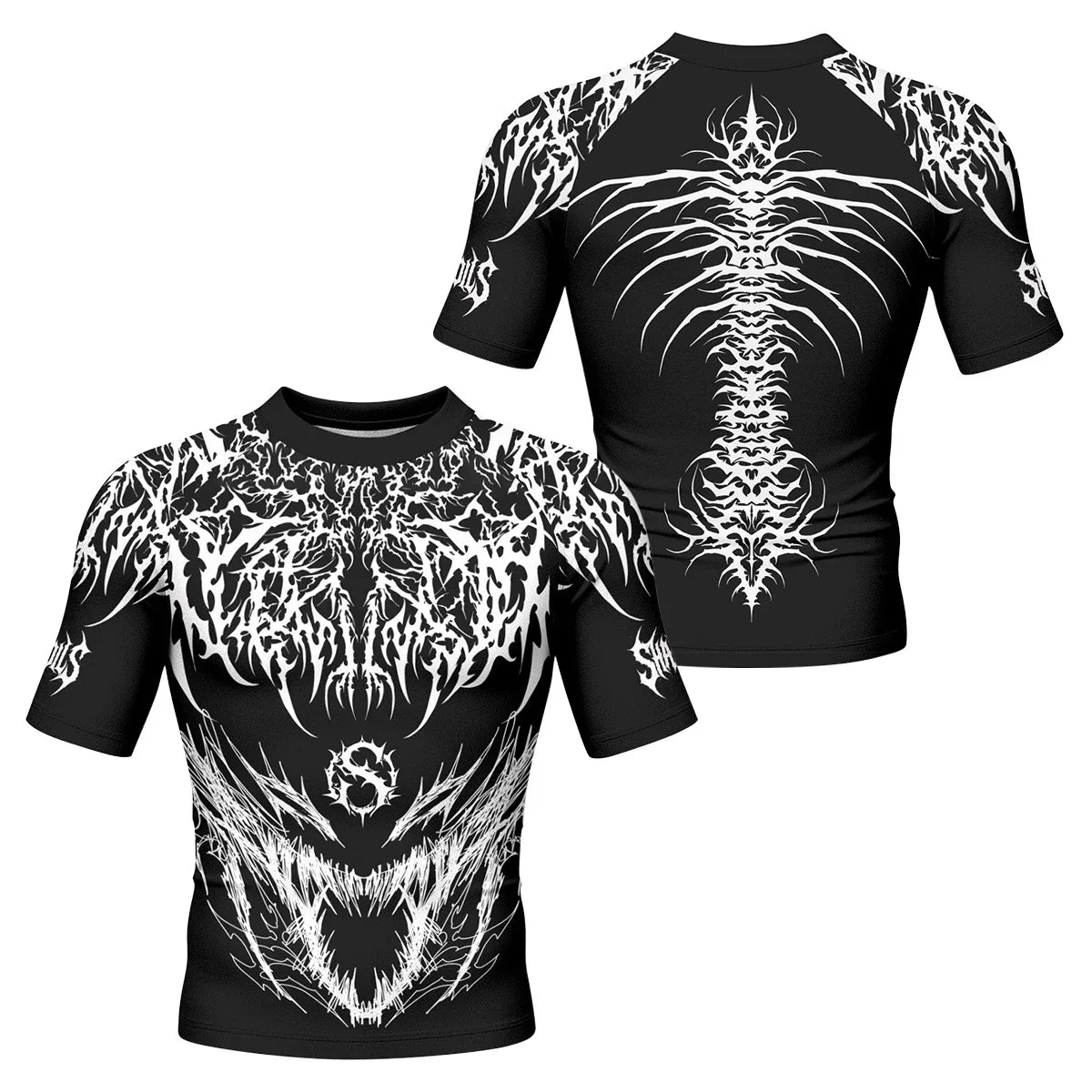 Spine of the Abyss Rash Guard – Durable Rash Guard for Training ...