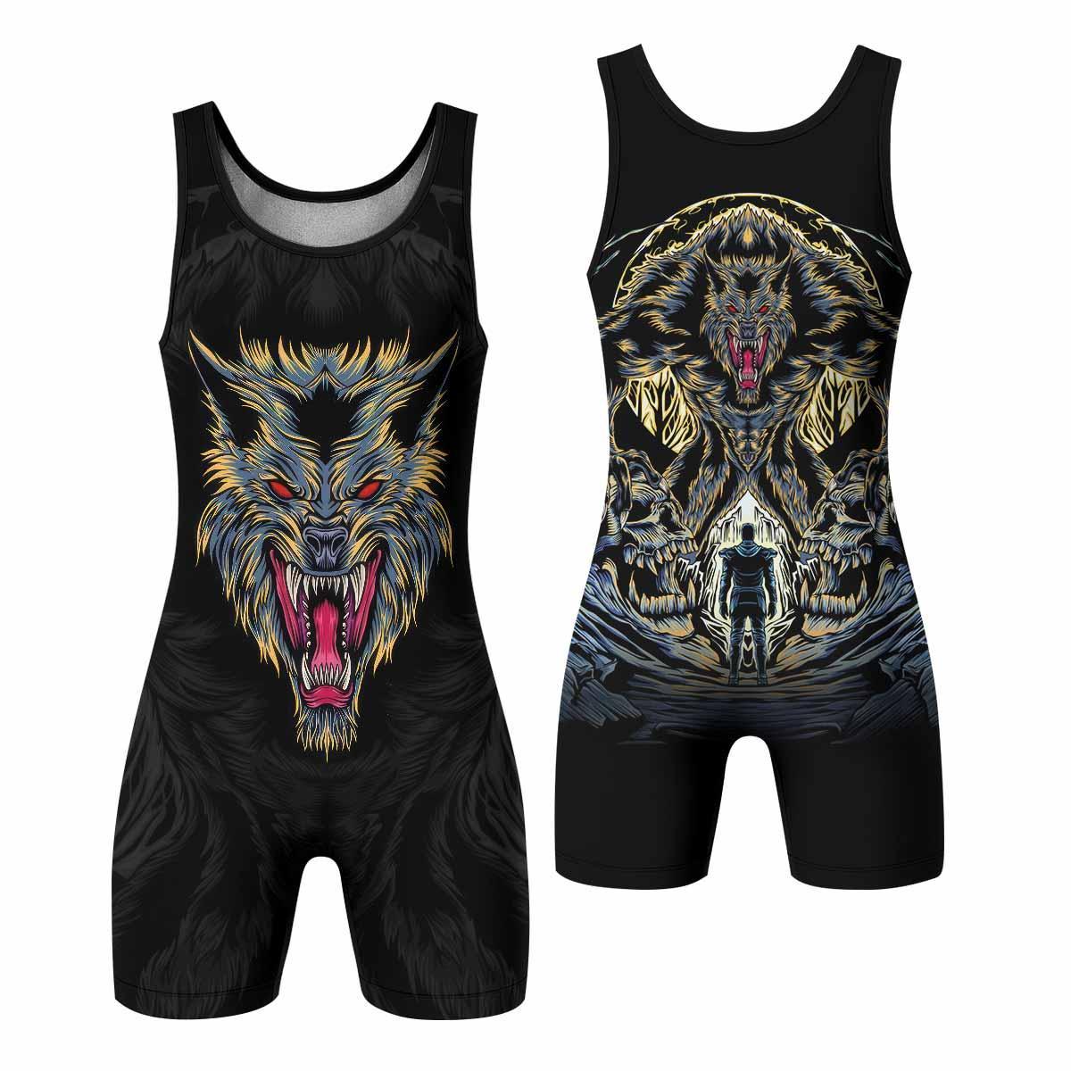 Wolf Rage Wrestling Singlet – High Performance Wrestling Gear – Shadow ...